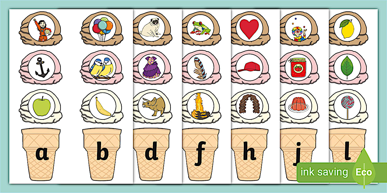Ice Cream Alphabet Matching Activity | Twinkl (Teacher-Made)