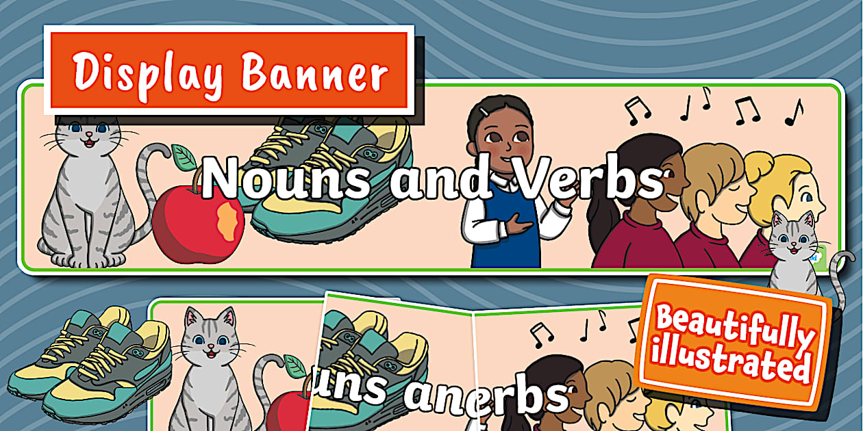 Nouns And Verbs Display Banner