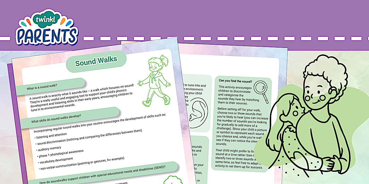 SEND Early Years Activities: Sound Walks