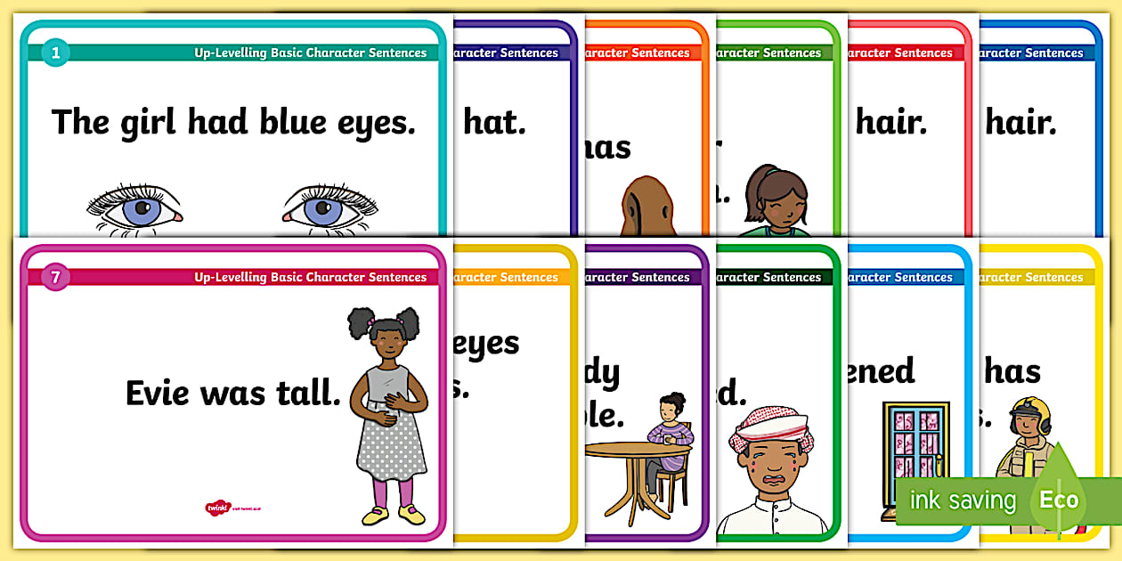 First Level Up Leveling Basic Character Sentences Blether Stations ...