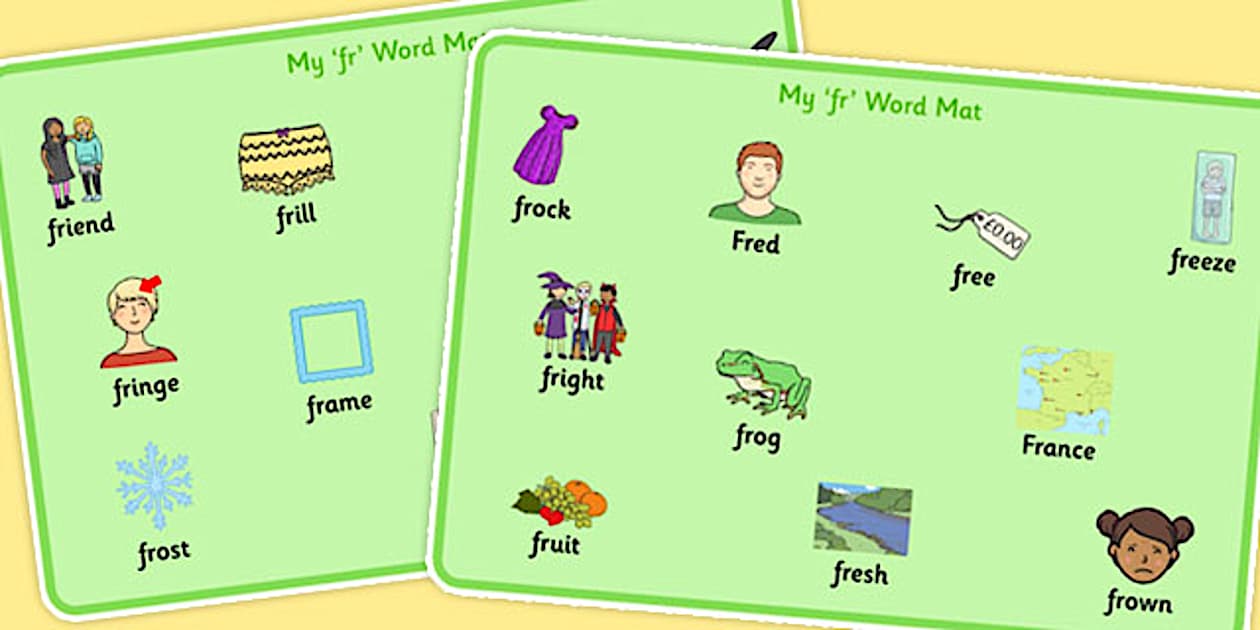 FR Word Mats (teacher made) - Twinkl