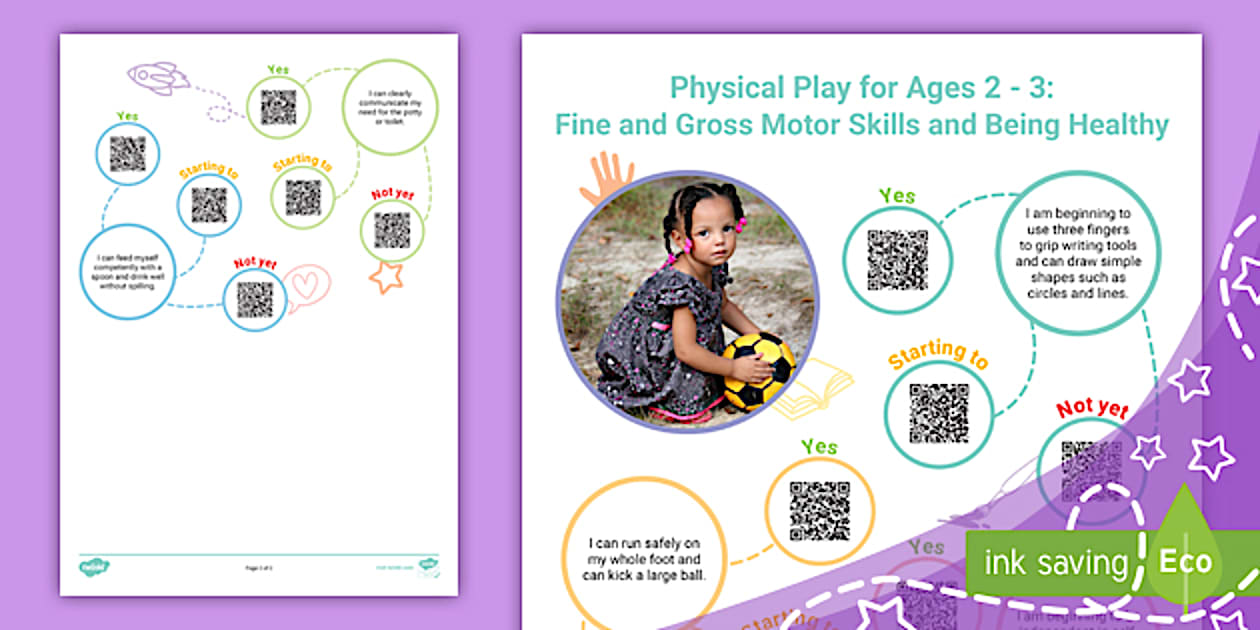 {Physical Play} Poster for Toddlers