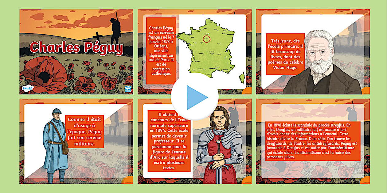 Charles Péguy Powerpoint Teacher Made Twinkl