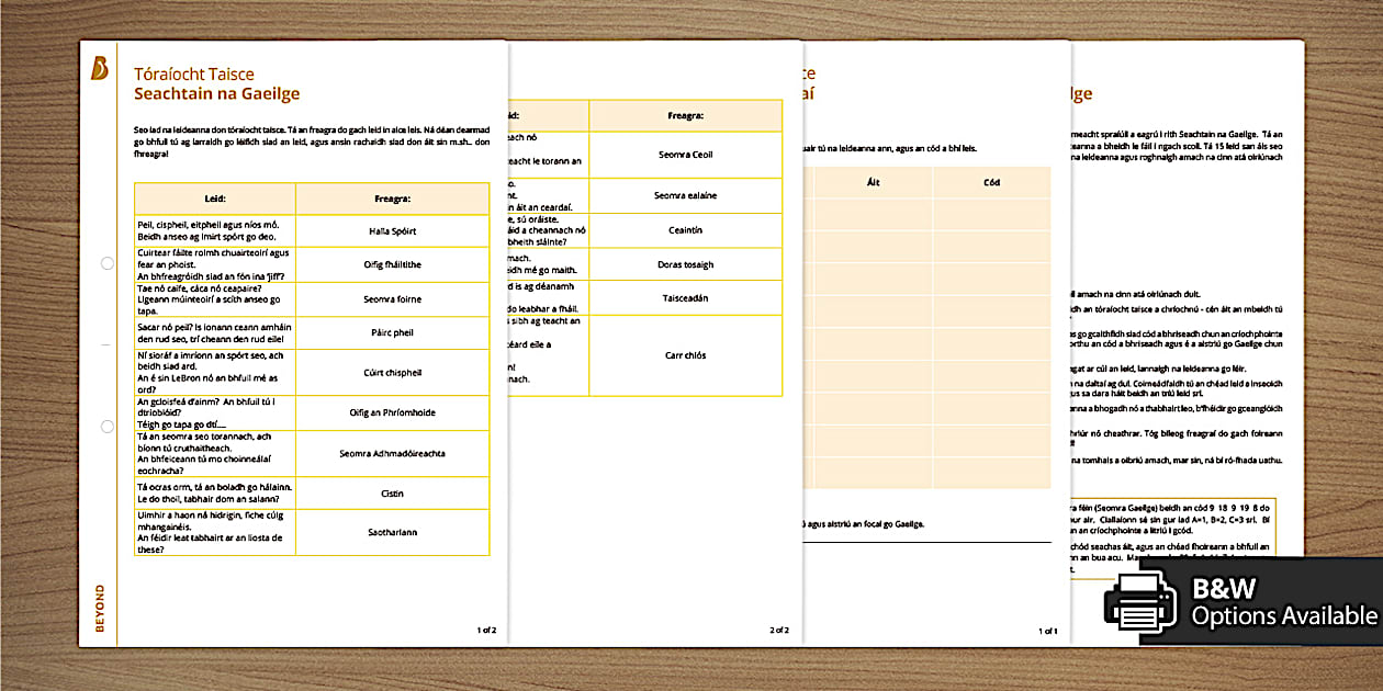 Tóraíocht Taisce - Seachtain na Gaeilge (Teacher-Made)