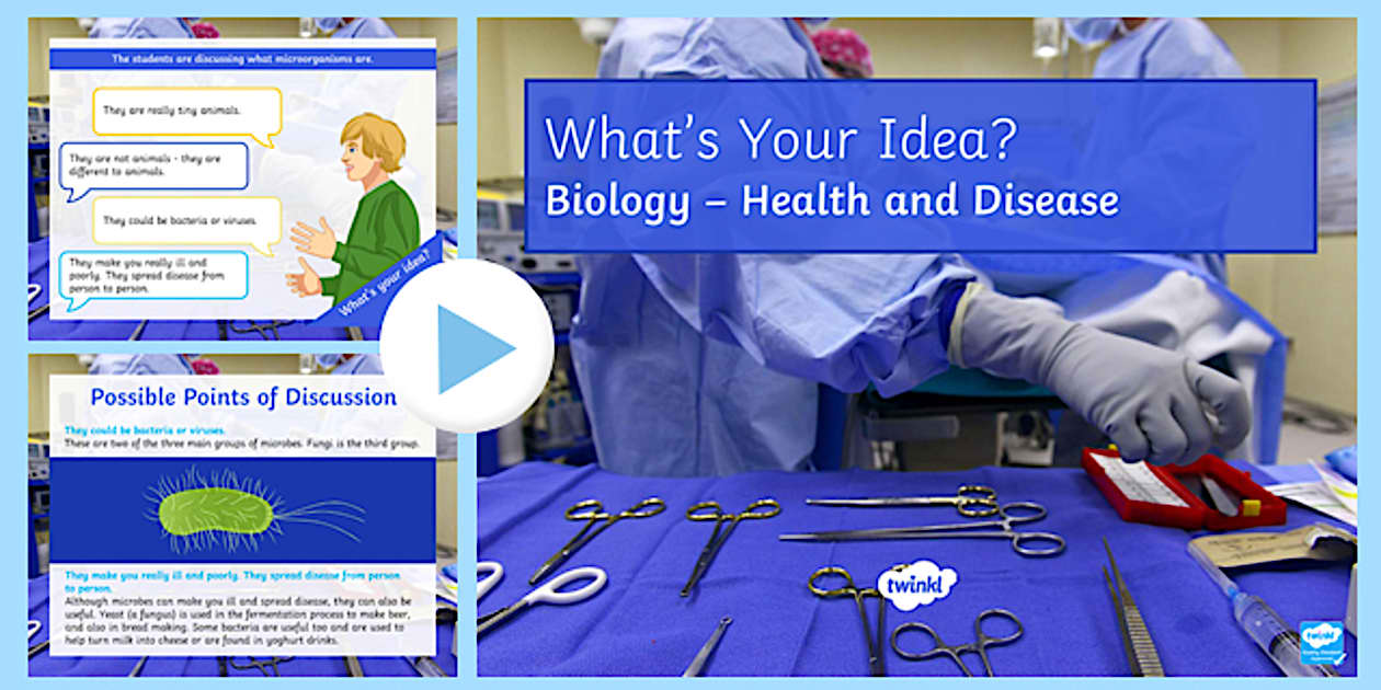 KS3 Health and Disease What's Your Idea? PowerPoint