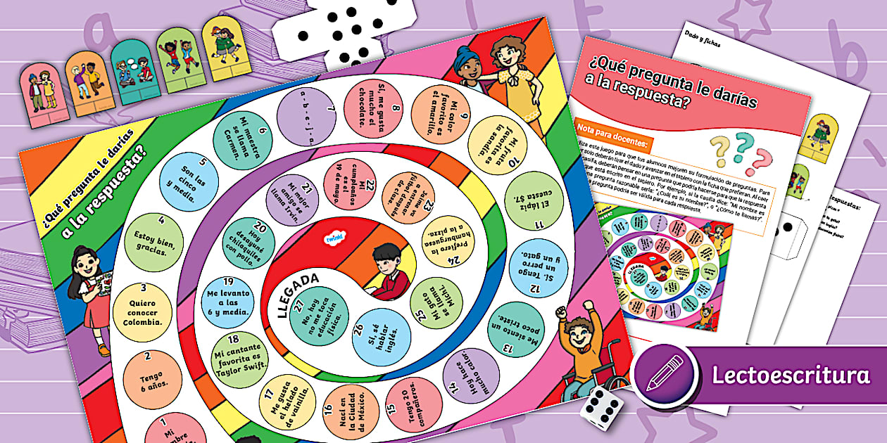 Lectoescritura - juego de mesa (teacher made) - Twinkl