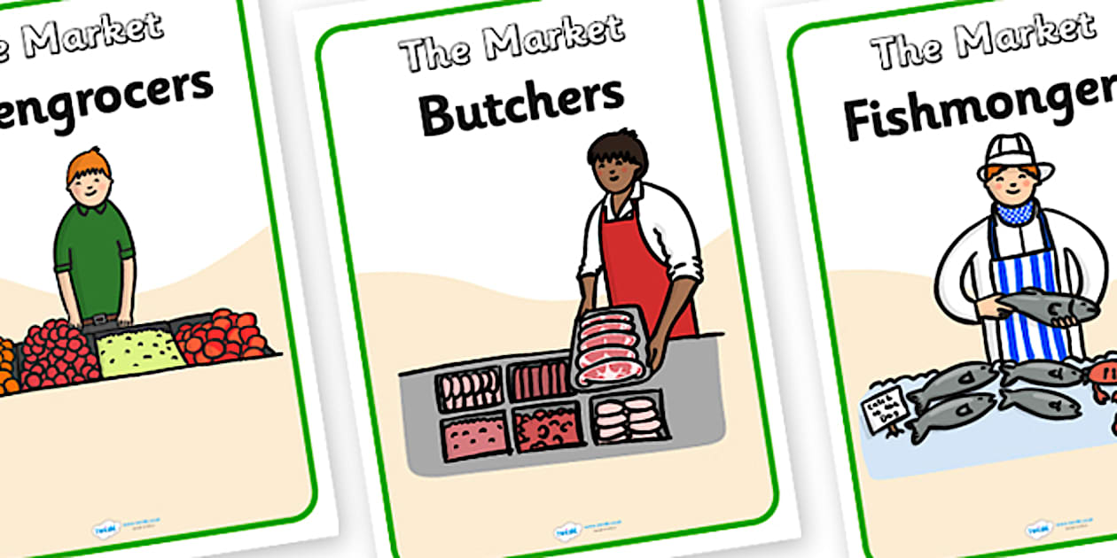 The Market Role Play Signs (Teacher-Made) - Twinkl
