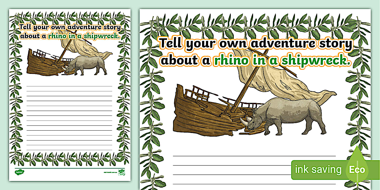 Book Week Writing to support the teaching of Evie and Rhino