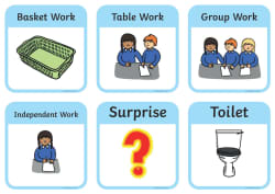 SEN Visual Timetable for School (teacher made)