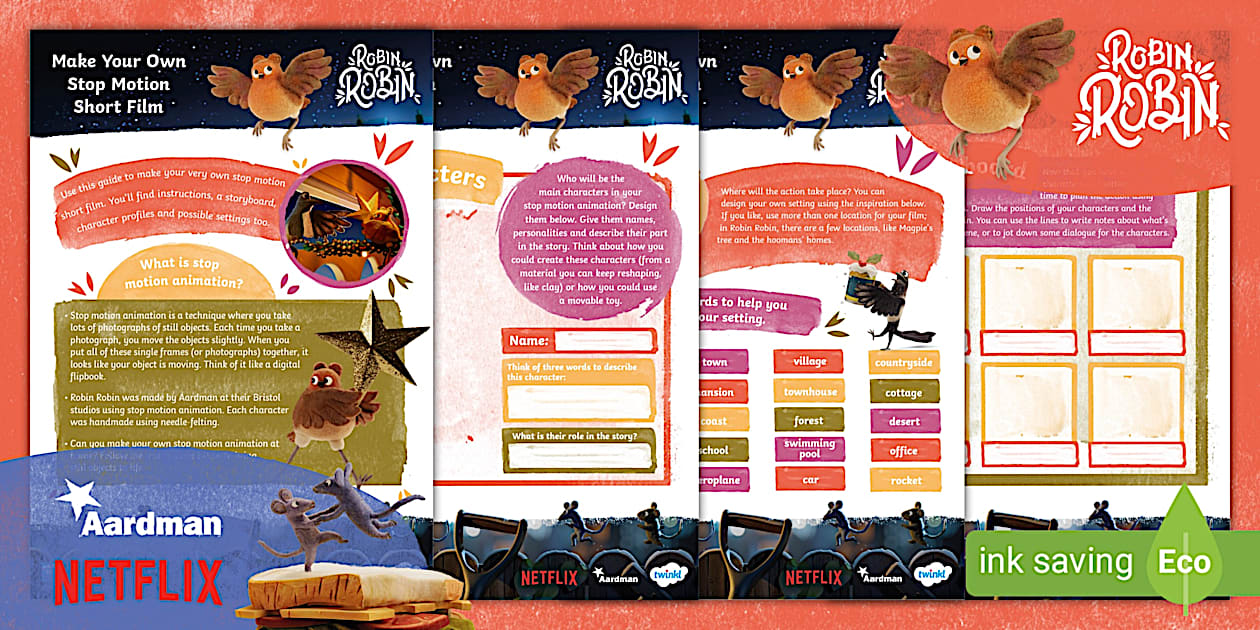 FREE! - Netflix: Robin Robin - How To Make A Stop Motion Short Film