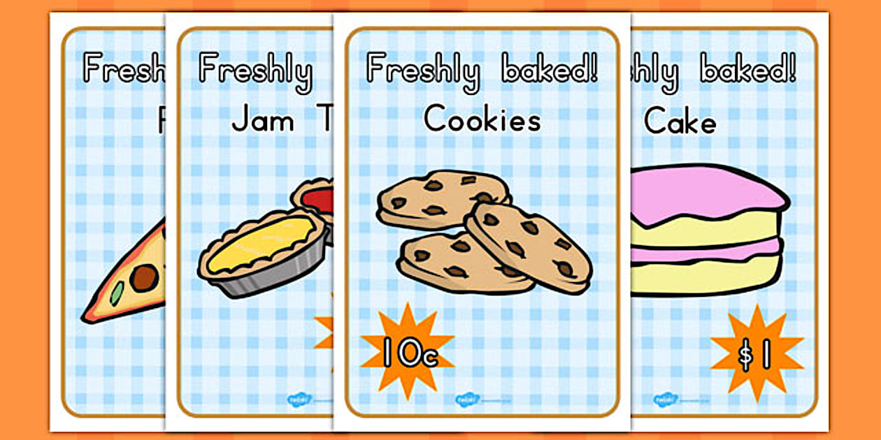 Bakery Role Play Posters (teacher made) - Twinkl