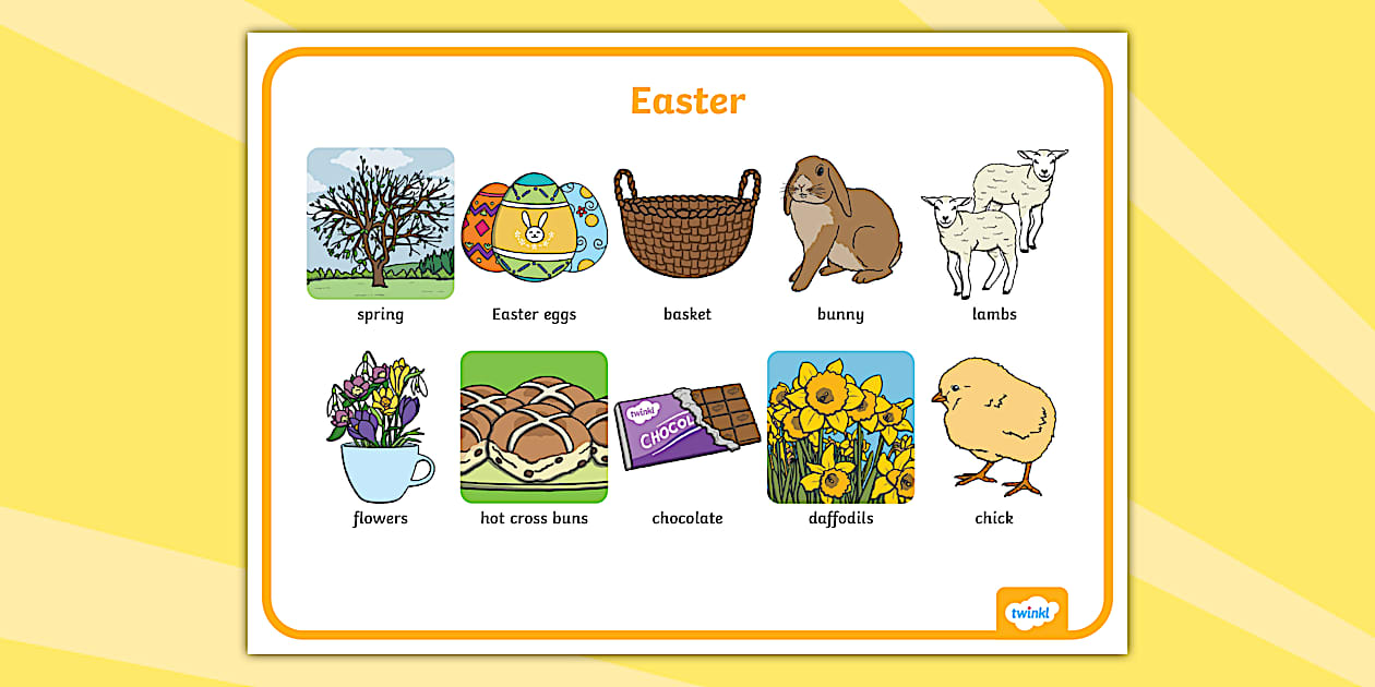 Easter Word Mat | Primary Resource | Twinkl