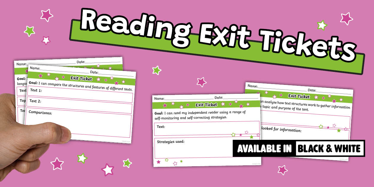 Year 6 Reading Exit Tickets