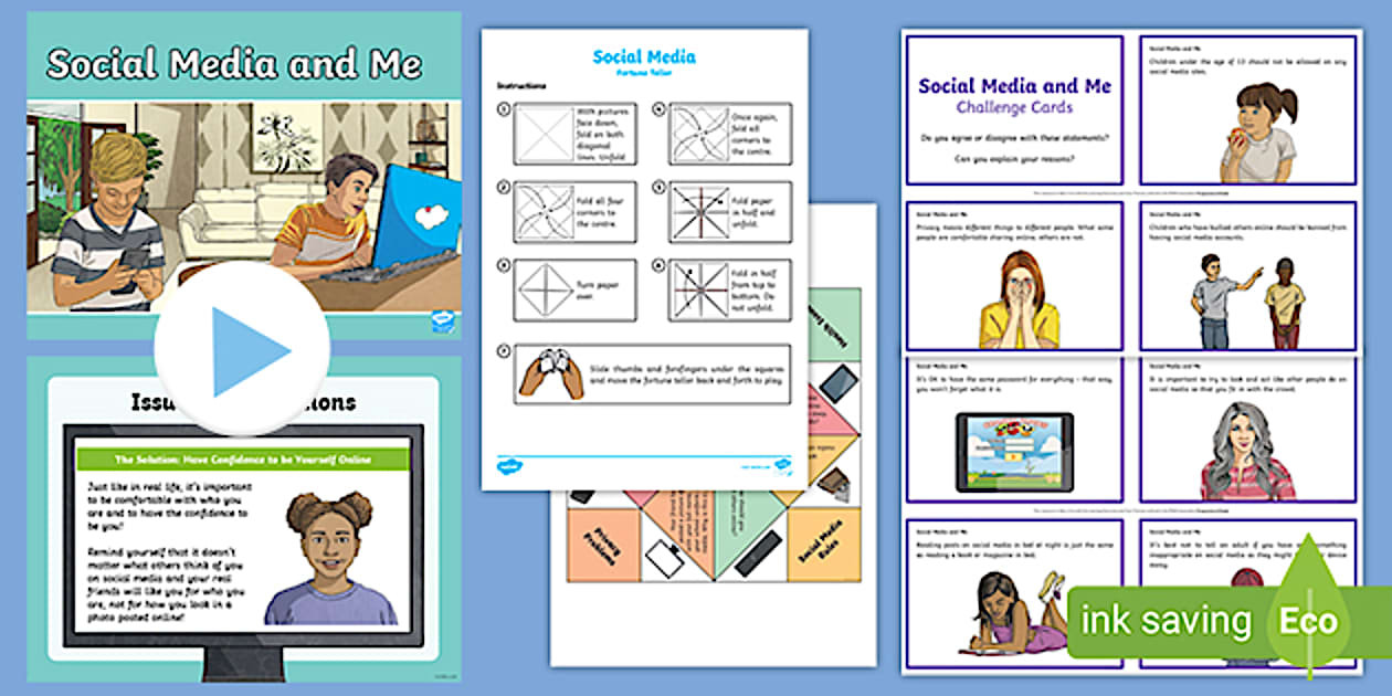 Social Media PSHE Lesson Pack - PSHE and Citizenship UKS2