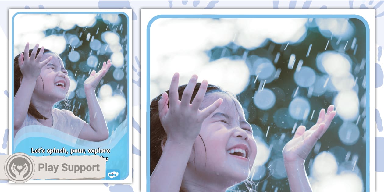 Elemental Play - Exploring Water Child-Friendly Poster