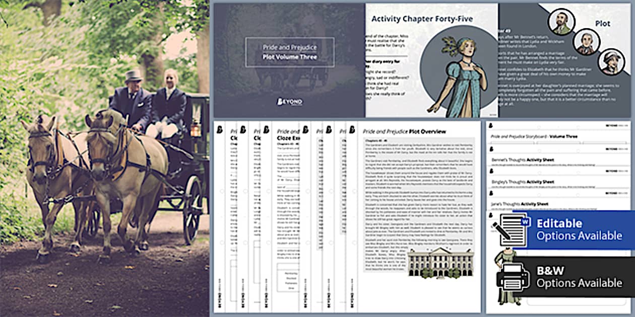 Pride and Prejudice Volume 3 Summary | GCSE English - Twinkl