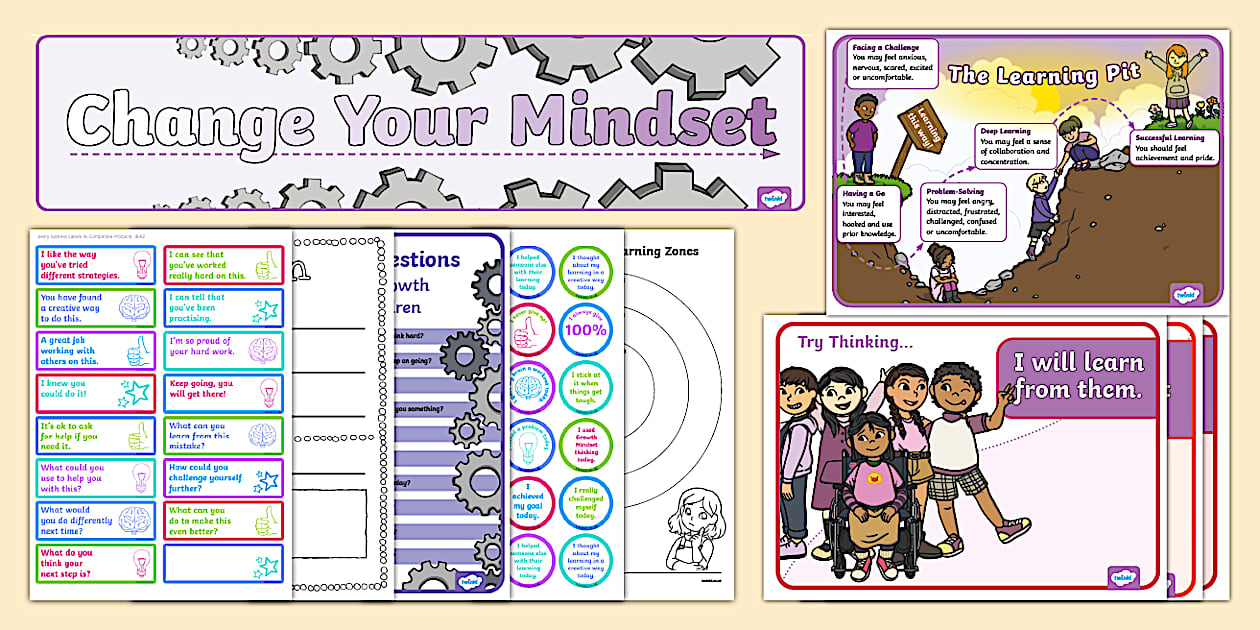 Mental Health Support - Growth Mindset Resource Pack