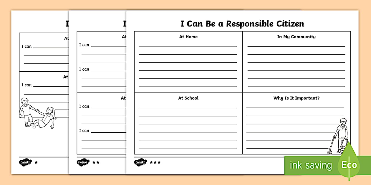 SA F-2 I Can Be a Responsible Citizen in Different Places Differentiated