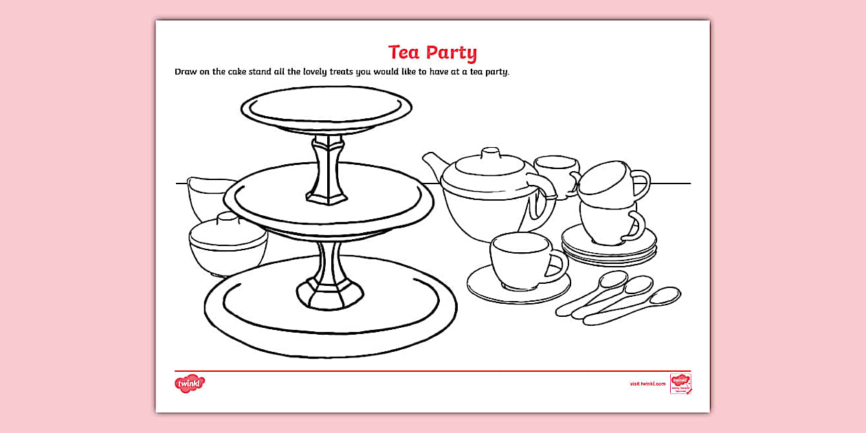 NEW * Language Skills: Tea Party (Teacher-Made) - Twinkl