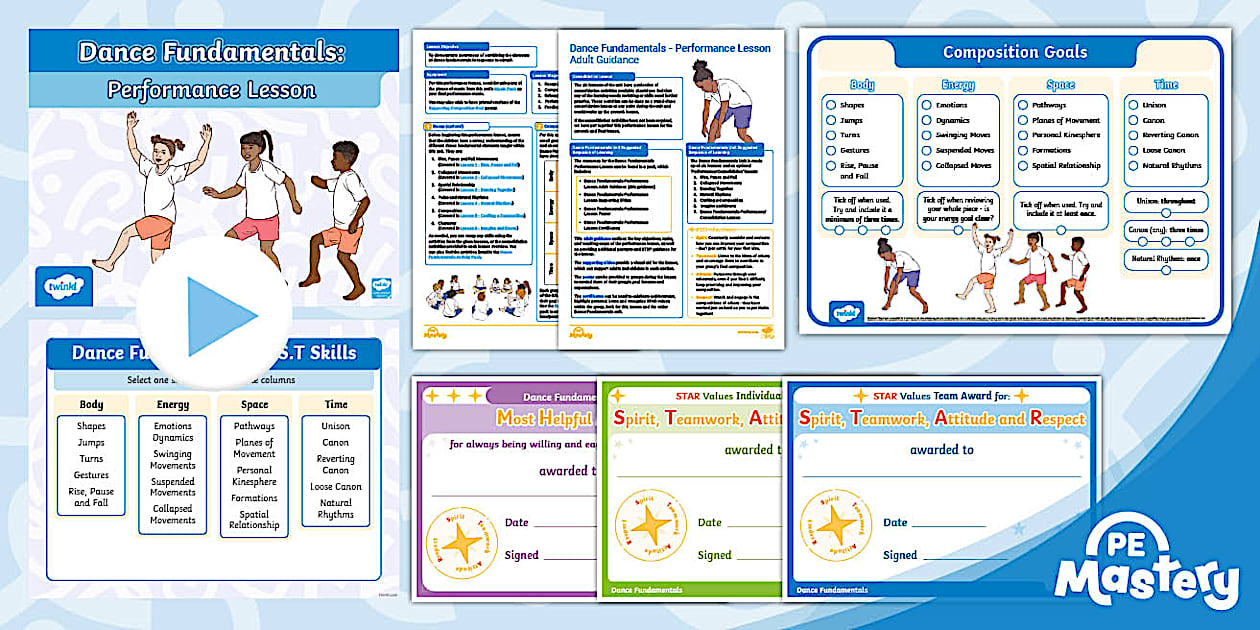 PE Mastery: Grade 3 Dance Fundamentals Performance Pack