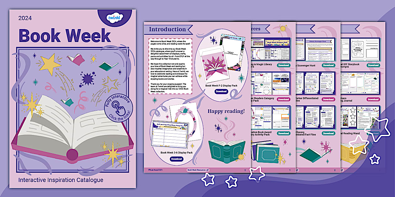 Book Week Interactive Inspiration Catalogue