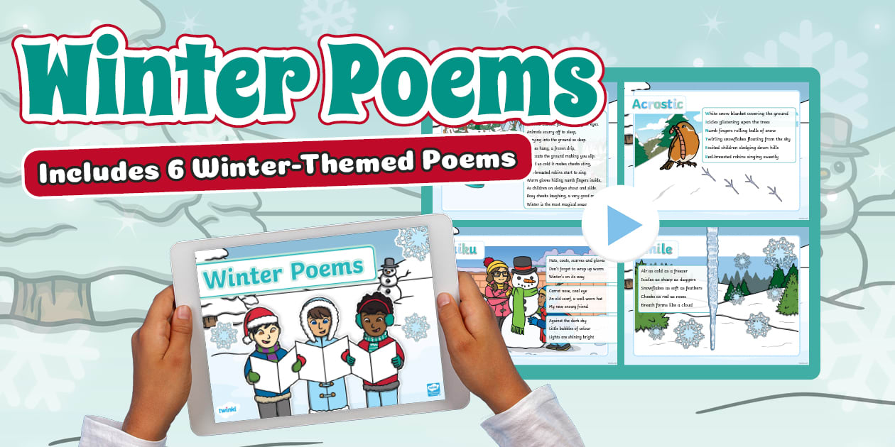 KS1 Winter Poem Examples PowerPoint