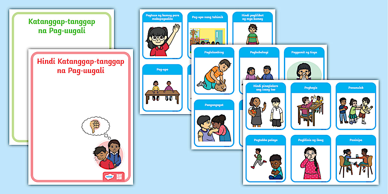 Katanggap-tanggap At Hindi Katanggap-tanggap Na Pag-uugali | Grade 1 ...