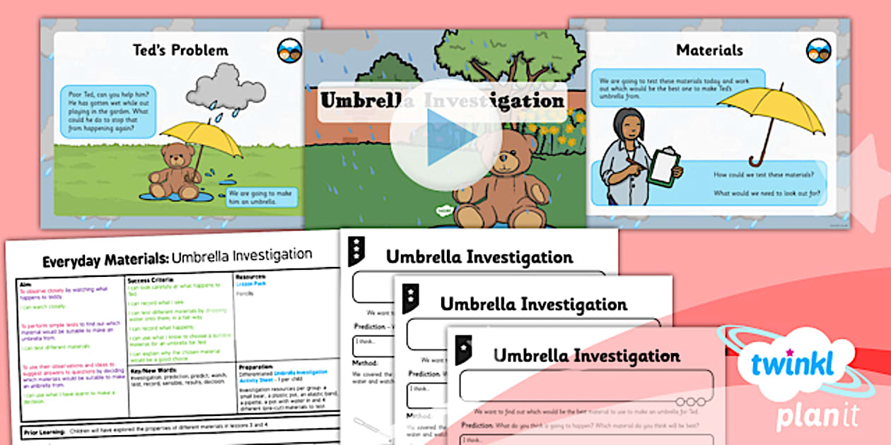 Waterproof Materials Experiment | KS1 Science (teacher made)