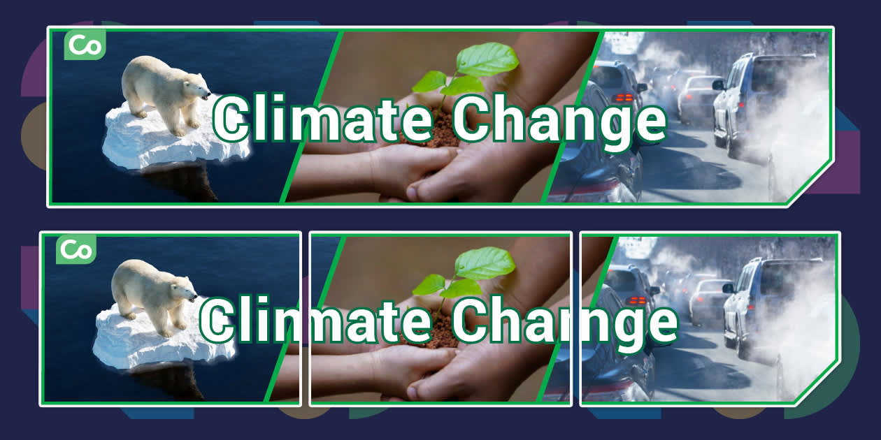 Climate Change Display Banner (teacher made) - Twinkl
