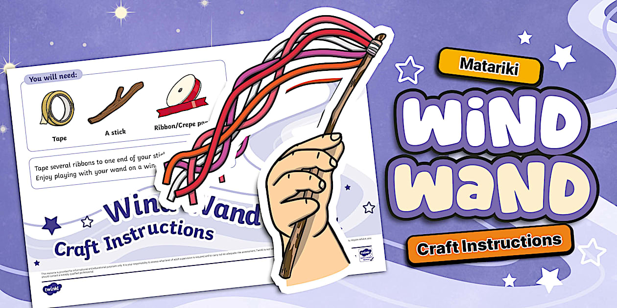 Wind Wand Craft Instructions