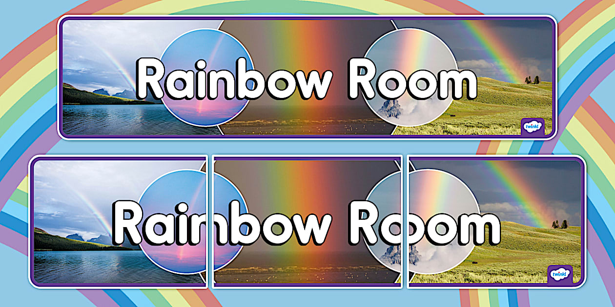 Rainbow Room Photo Display Banner (Teacher-Made) - Twinkl