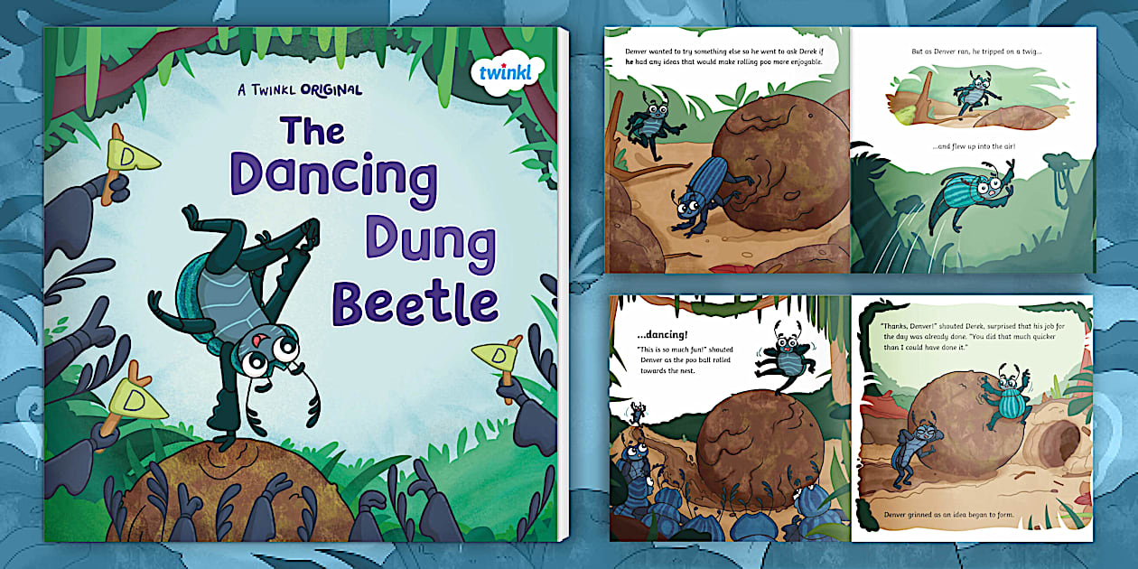 The Dancing Dung Beetle eBook (Minibeast Story)