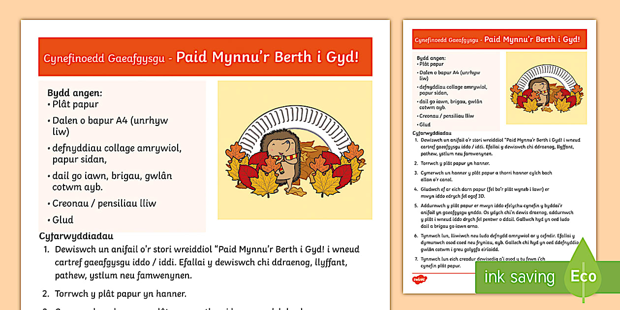 Cynefinoedd Gaeafgysgu - Paid Mynnu'r Berth i Gyd! - Twinkl