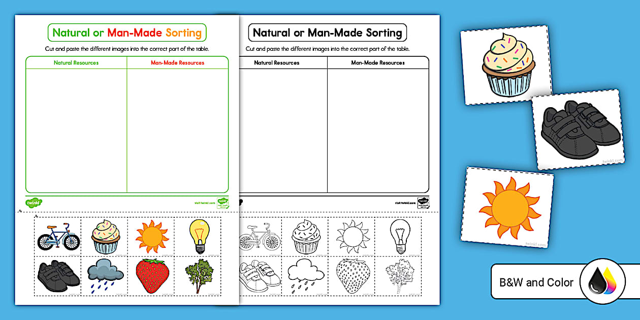 Fun Natural Resources Worksheet for Kids | Twinkl USA