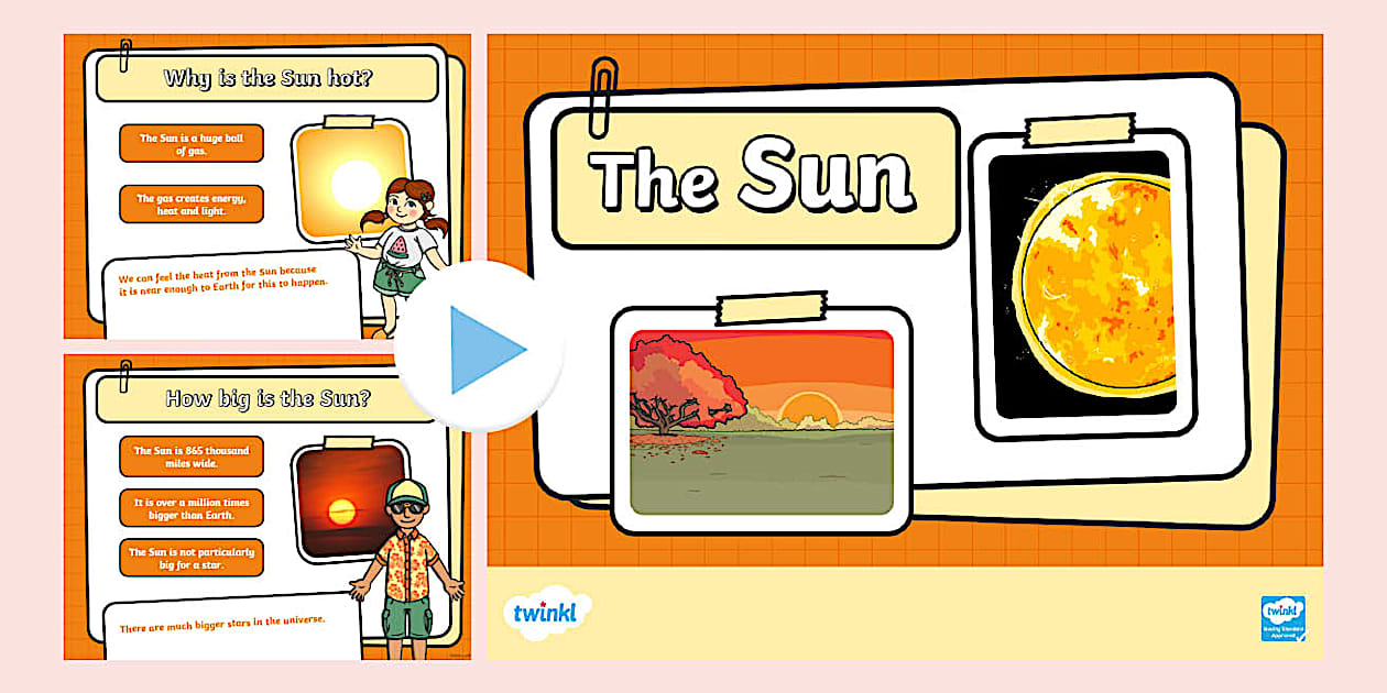 KS1 The Sun Facts PowerPoint (teacher made) - Twinkl