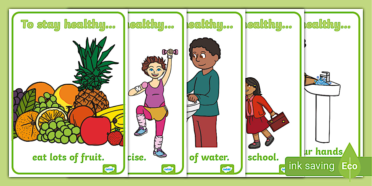 👉 Keeping Healthy Posters - Hygiene Posters - Twinkl