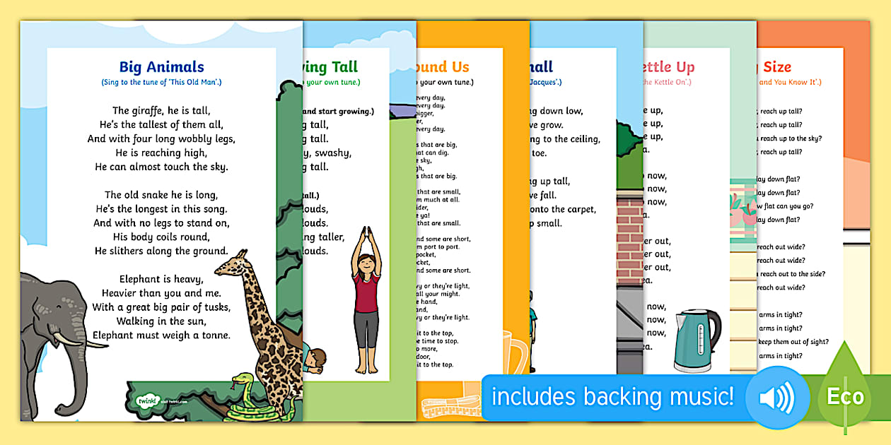 Length, Weight, and Capacity | Songs and Rhymes - Twinkl