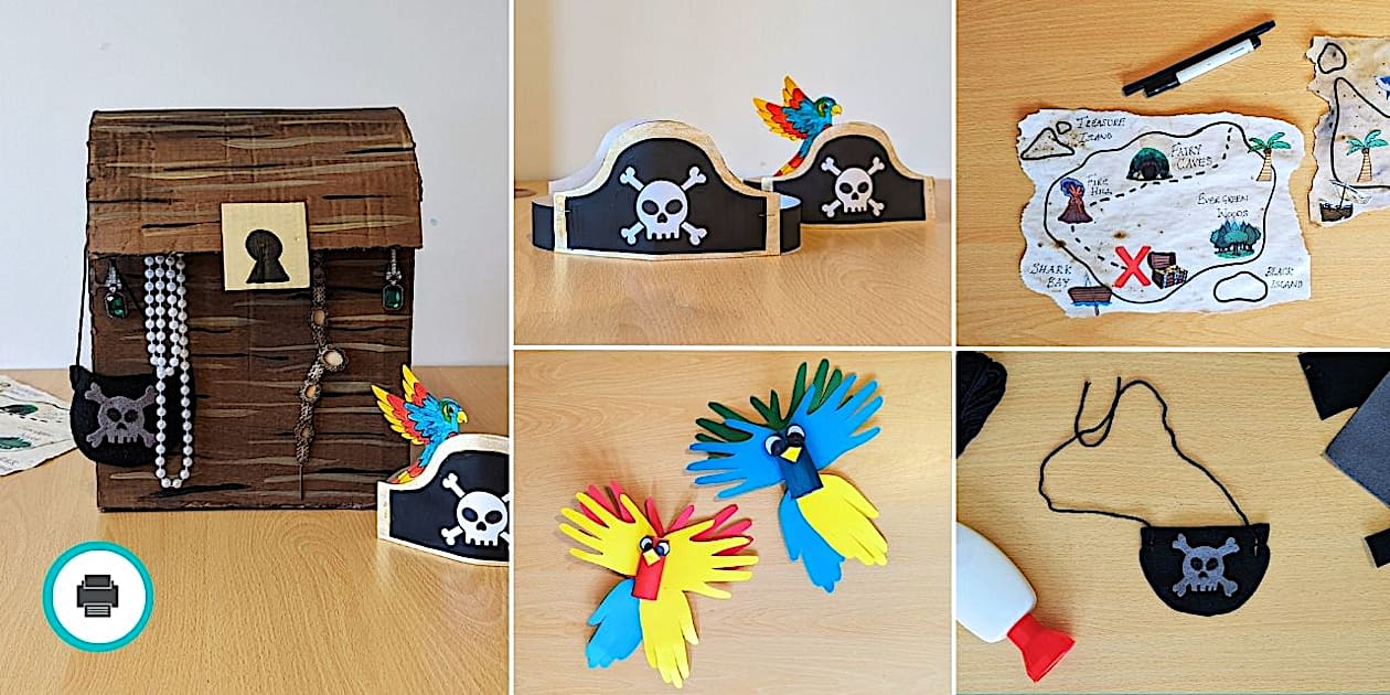 Pirate Craft Bundle | Pirate Crafts | Pirate Craft Pack