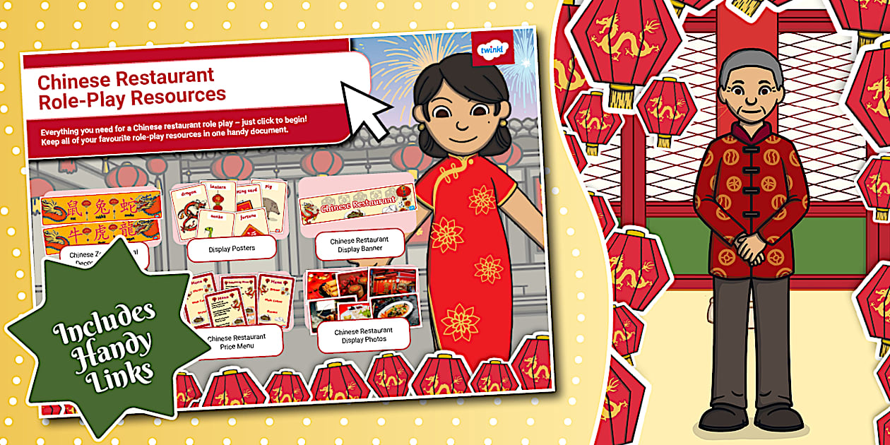 Chinese Restaurant Role-Play Pack - Twinkl