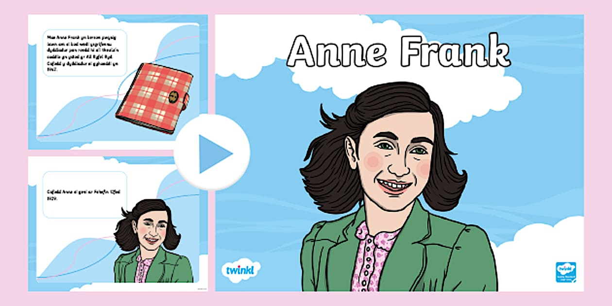Pŵerbwynt Anne Frank (Hecho por educadores) - Twinkl