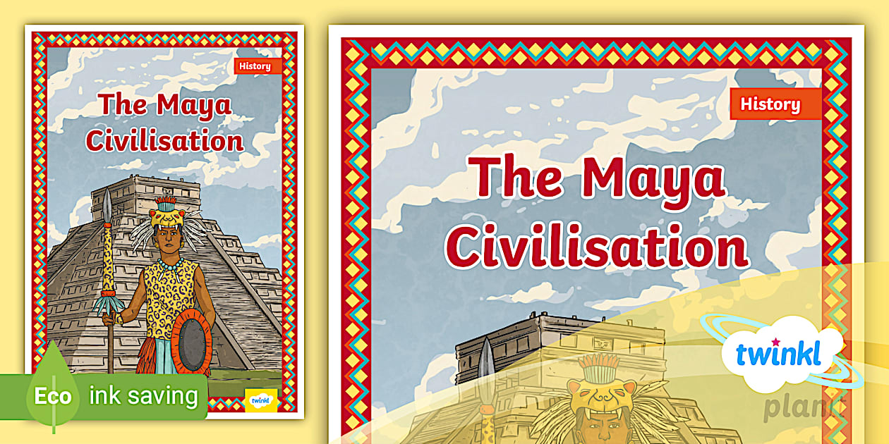 Editable History: The Maya Civilisation UKS2 Unit Book Cover