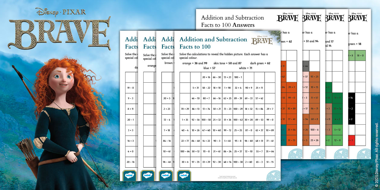 👉 Brave: Maths Mosaics Worksheets Pack