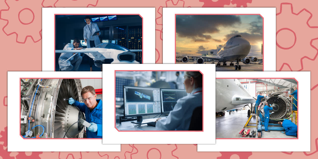 STEM Jobs: Aerospace Engineer Display Photos (teacher made)