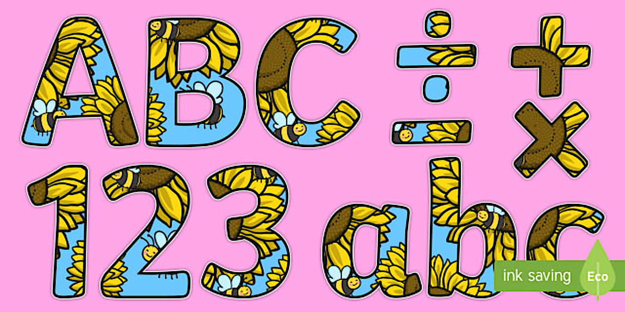 👉 Busy Bee Display Lettering (teacher made) - Twinkl