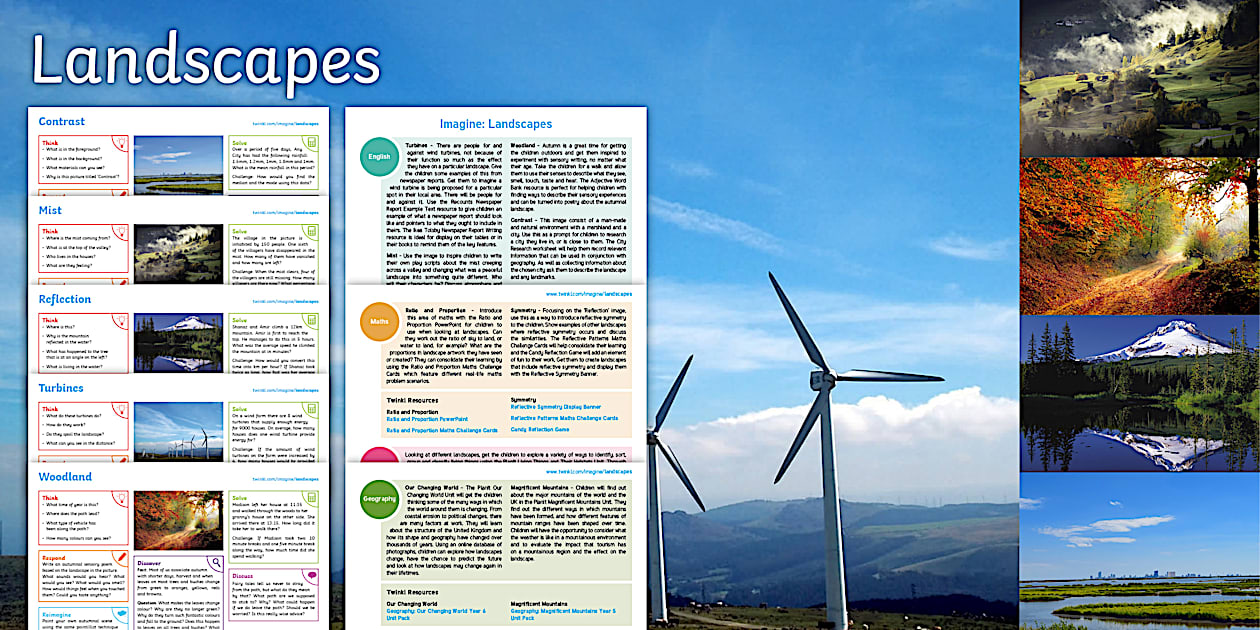 Imagine Landscape KS2 Resource Pack (teacher made) - Twinkl