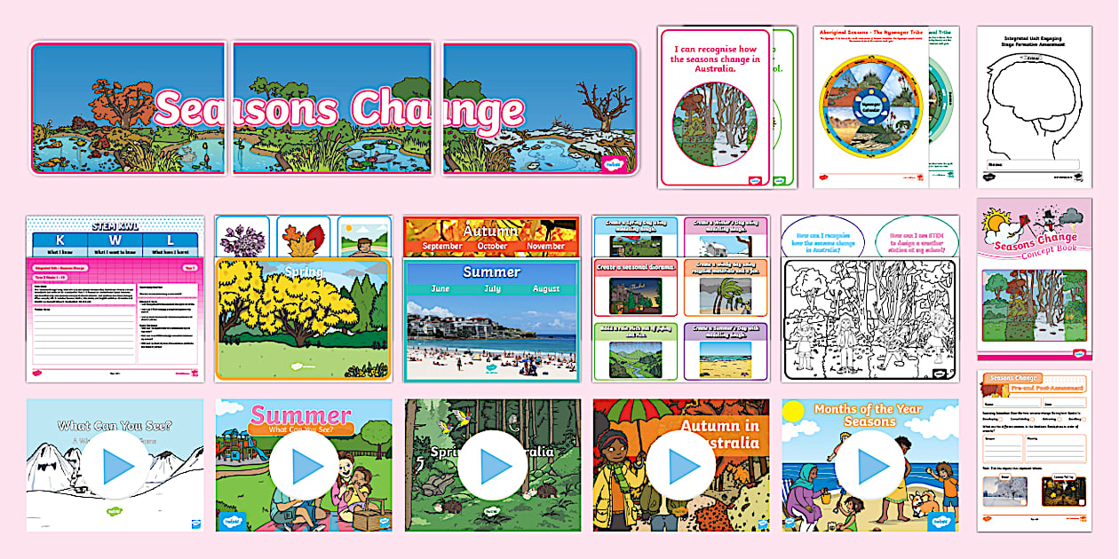 STEM IU Yr 1 Seasons Change Wk 1-2 (teacher made) - Twinkl