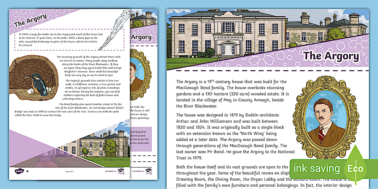 The Argory KS2 Differentiated Reading Comprehension - Twinkl