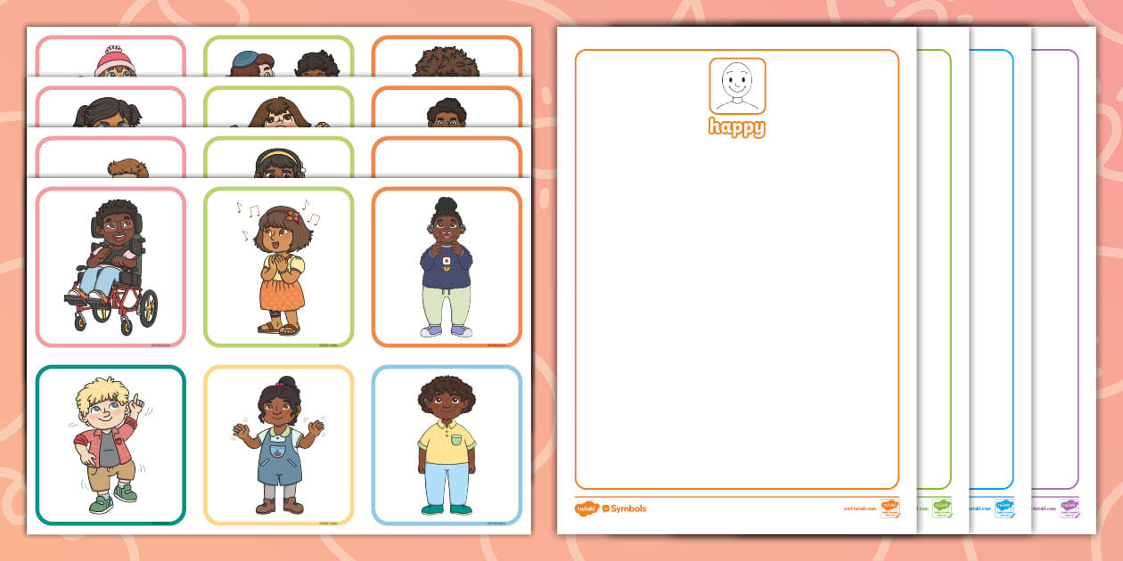 Twinkl Symbols: Feelings and Emotions Sorting Activity