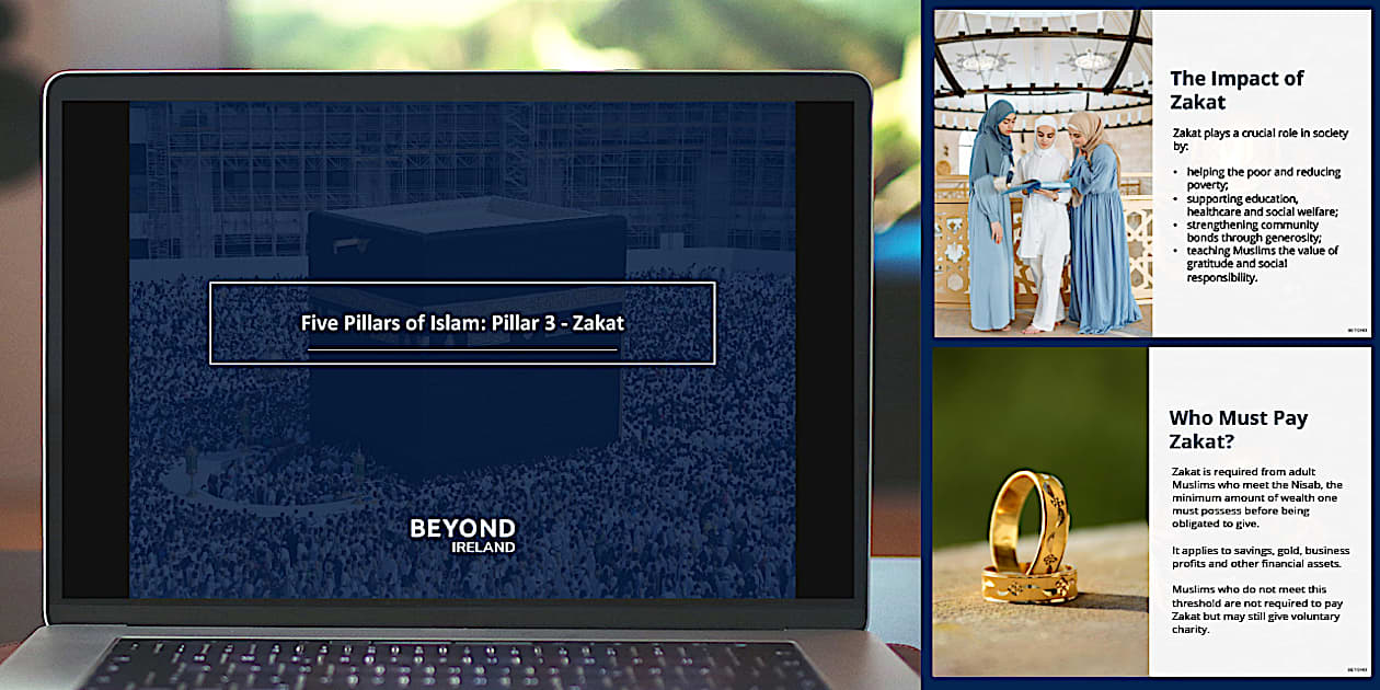 Five Pillars of Islam: Pillar 3 - Zakat PowerPoint - Twinkl