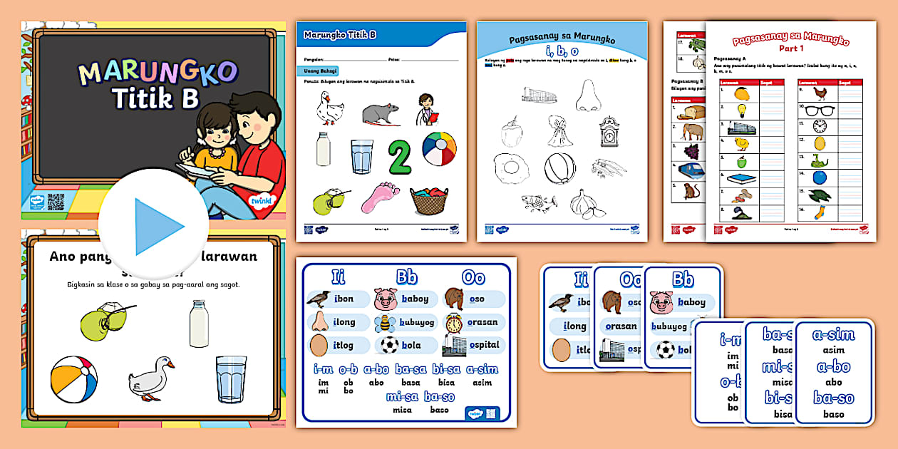 Marungko Titik B Resource Pack | Philippines | Twinkl
